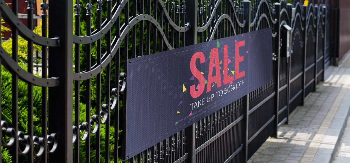 Mesh Banners | Vinyl Mesh Banners | Printmoz.com