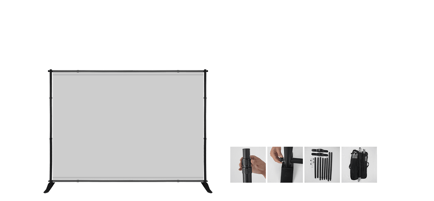 Adjustable Banner Stand | Frame Only